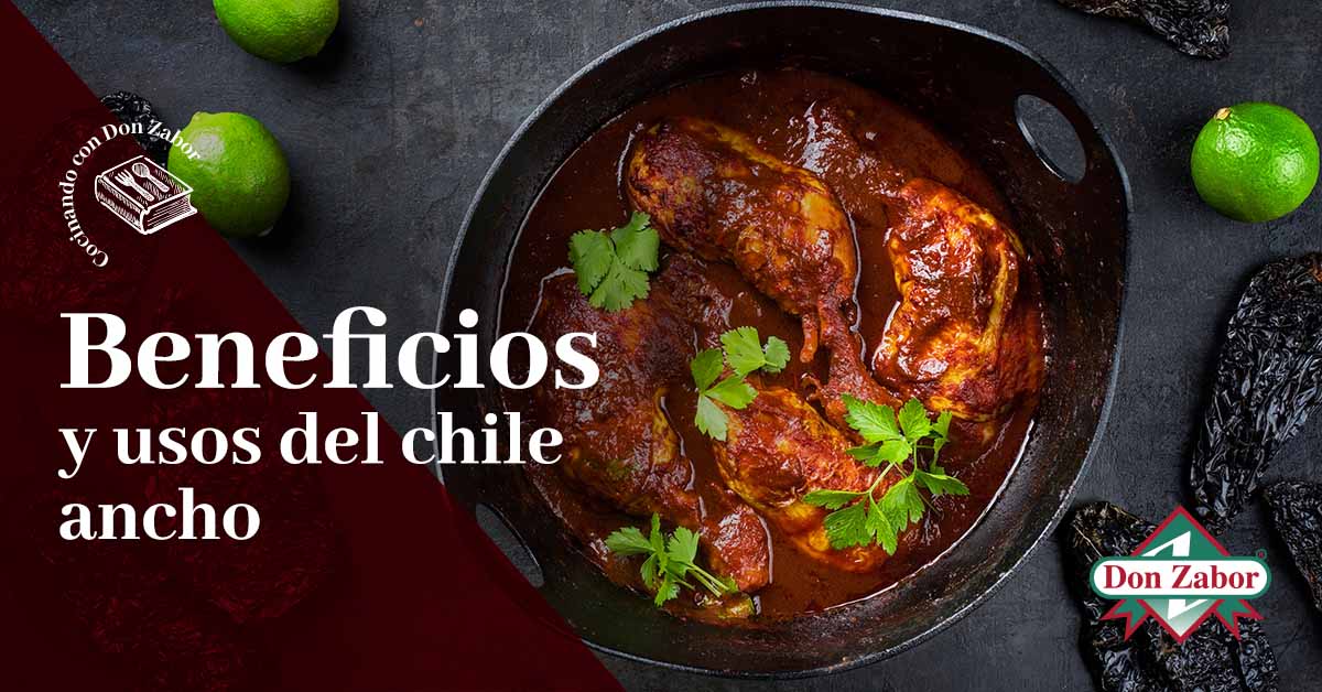 Diferentes tipos y recetas con chile ancho | Don Zabor