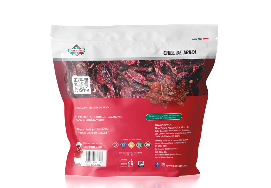 Chile de Árbol 1kg | Don Zabor